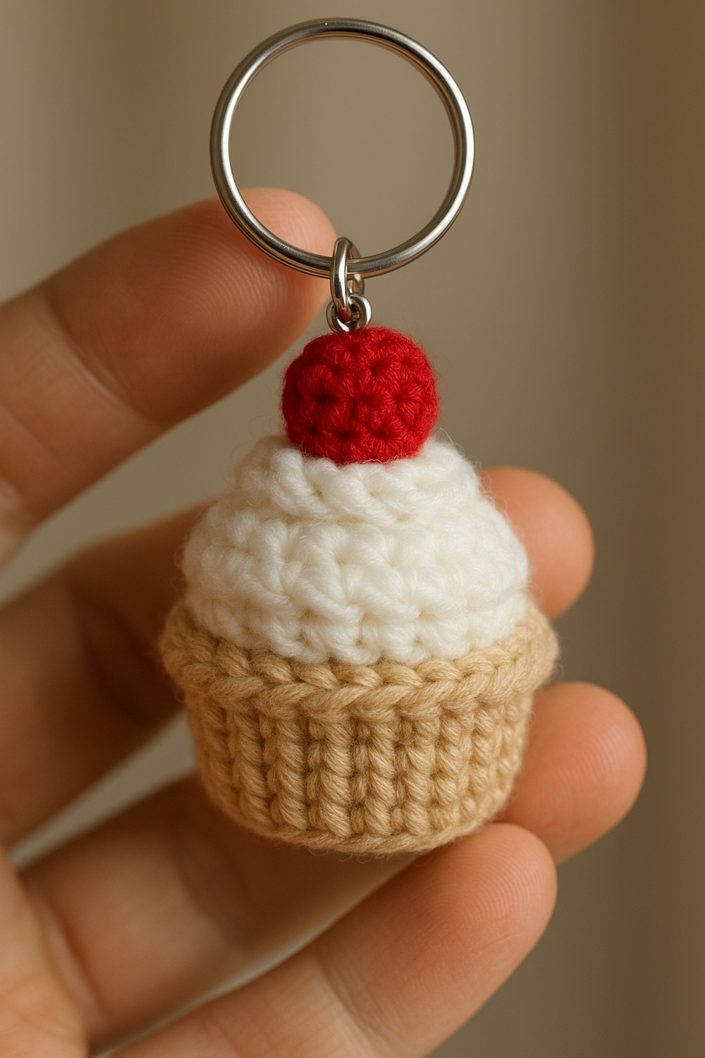 10 Crochet Cupcake Keychain Ideas - Katy Craft Ideas